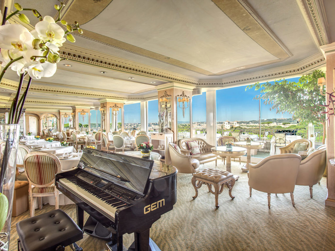 Delight sight and palate at Mirabelle, a restaurant with a view in Rome
