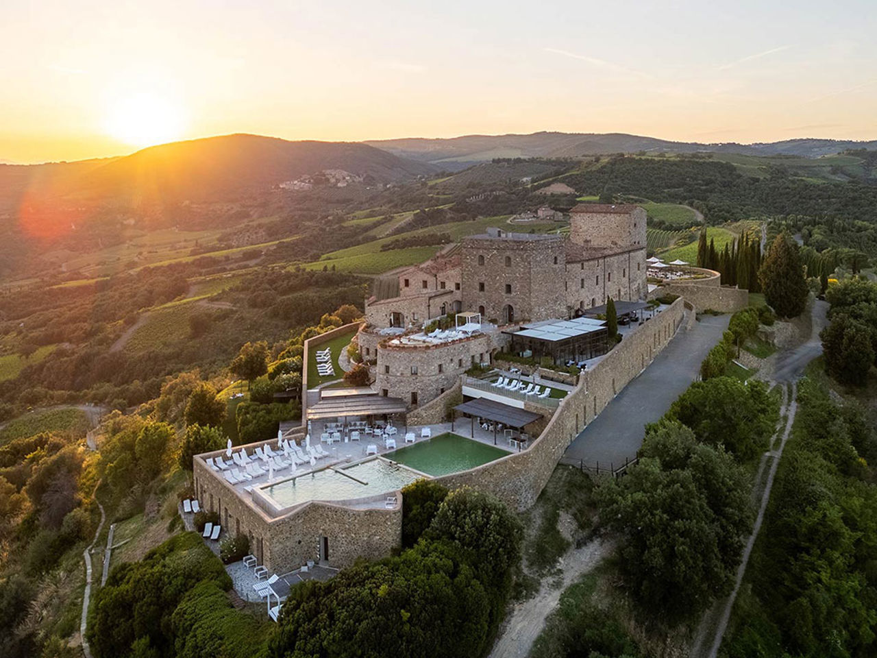Luxury stay at Castello di Velona Resort Thermal Spa & Winery, Tuscany