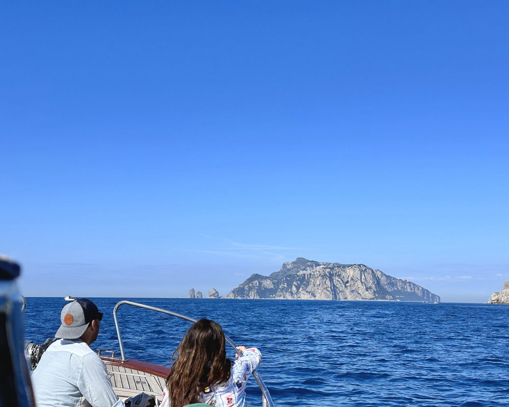 Capri Boat Tour with Snorkeling, Sunset and Blue Grotto caves from Positano