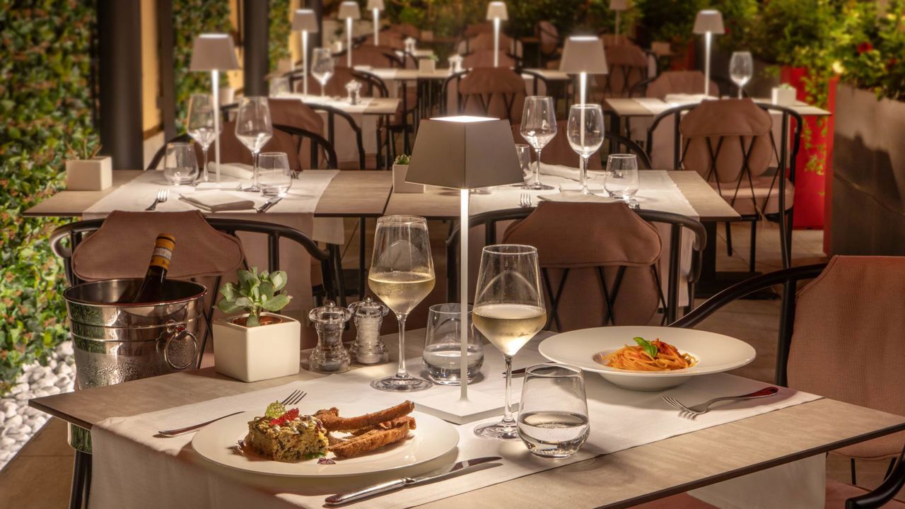 Roseto Restaurant at Rose Garden Palace in Rome